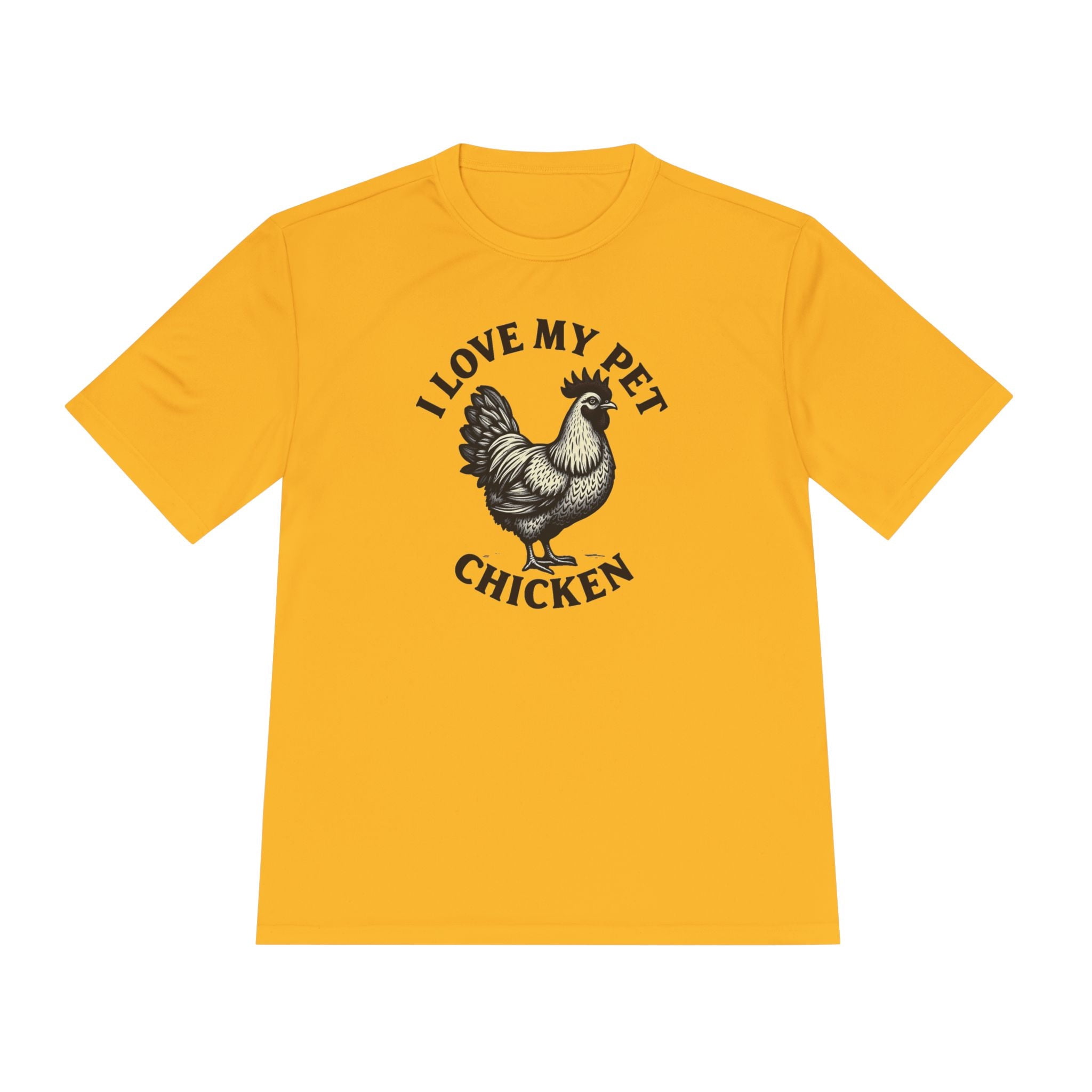 Chicken Lover Unisex Spork-Tek Tee (2XL, Cardinal) (Gold, 4XL ...