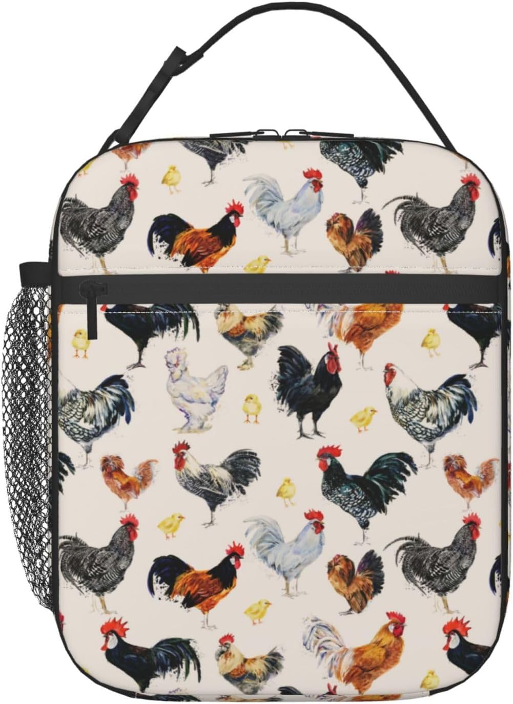 Chicken Lunch Bag Women, Reusable Insulated Lunch Box for Adult Women ...