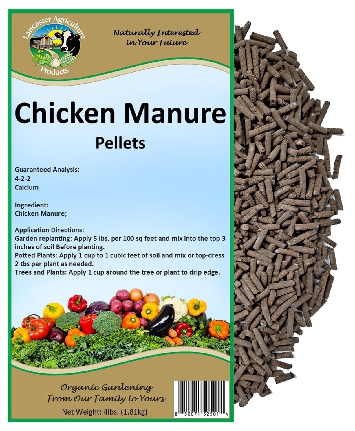 Chicken Manure Pellets 4 Pounds - Nutrient-Rich, Slow-Release ...