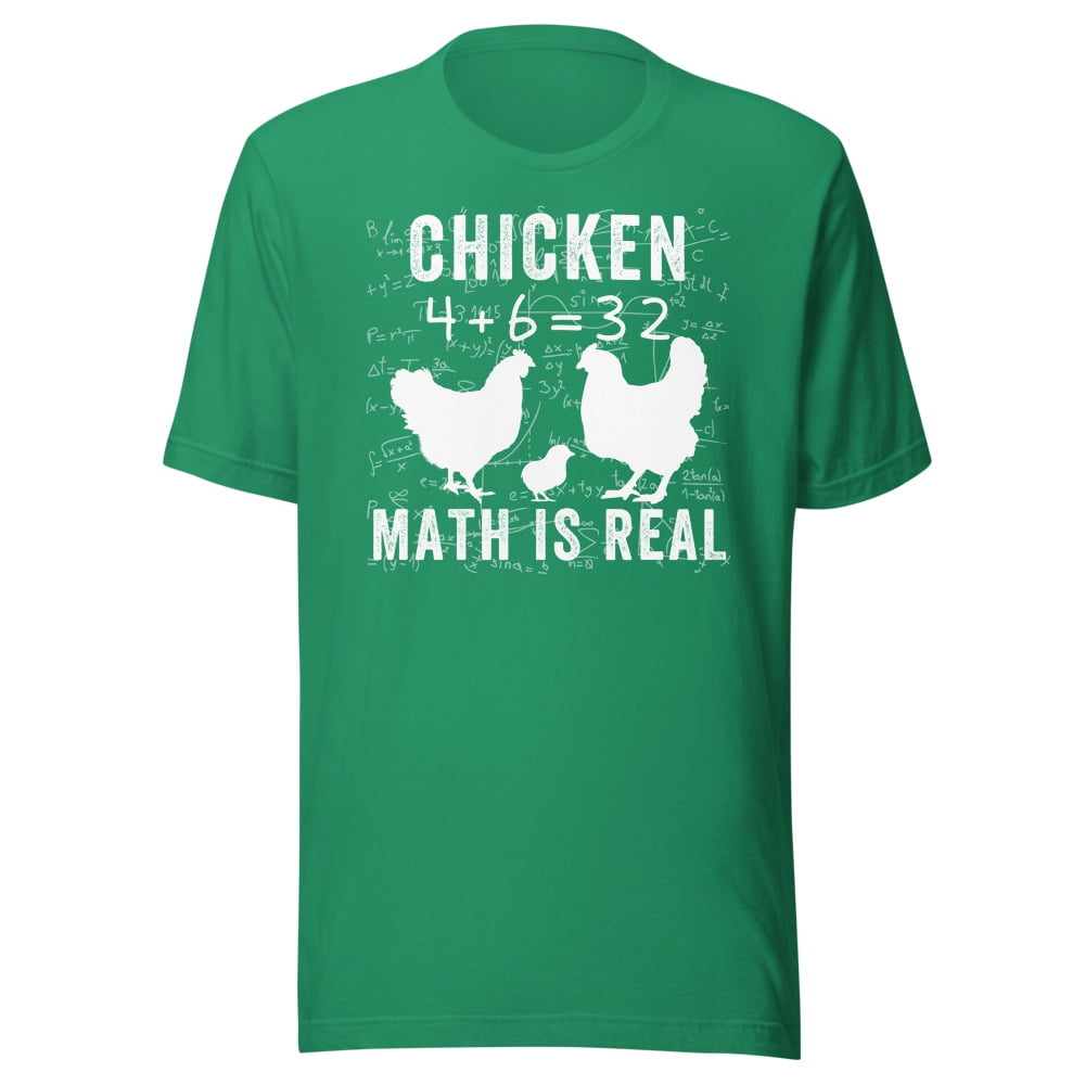 Chicken Math is Real Shirt, Unisex, Chicken Lover Shirt, Funny Chicken ...