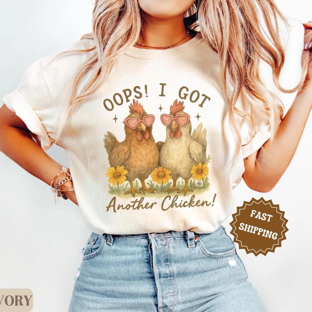 Chicken Mom Shirt, Funny Animal Shirts, Backyard Chicken Tee, T-Shirt ...
