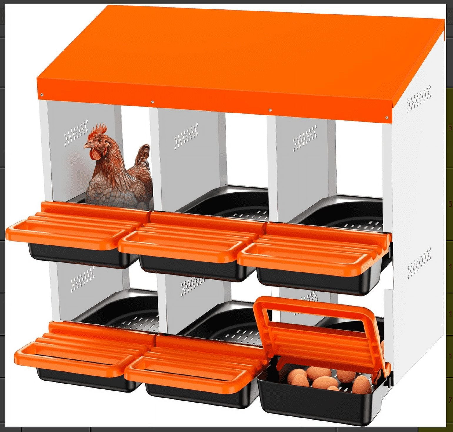 Chicken Nesting Box, 6/8/10 Compartments Nesting Boxes for Chickens ...