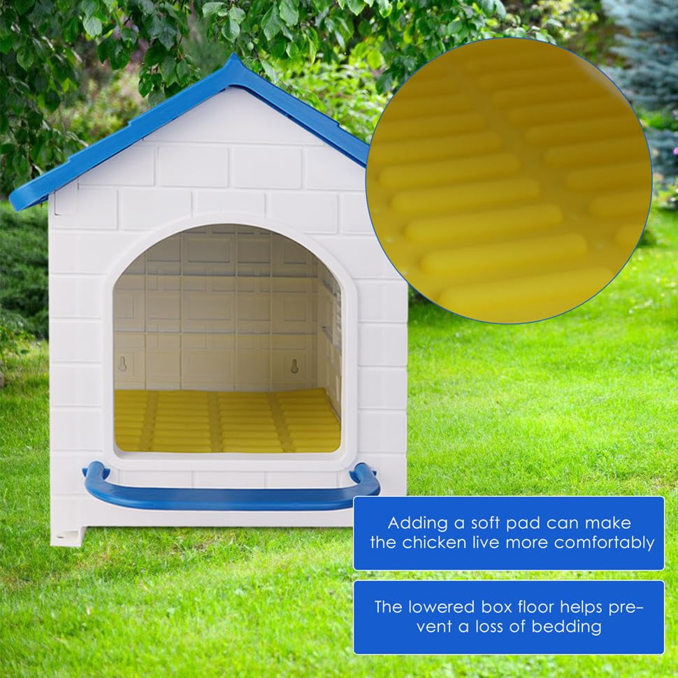 Chicken Nesting Box, PVC Single Compartment Chicken Nesting Boxes for ...