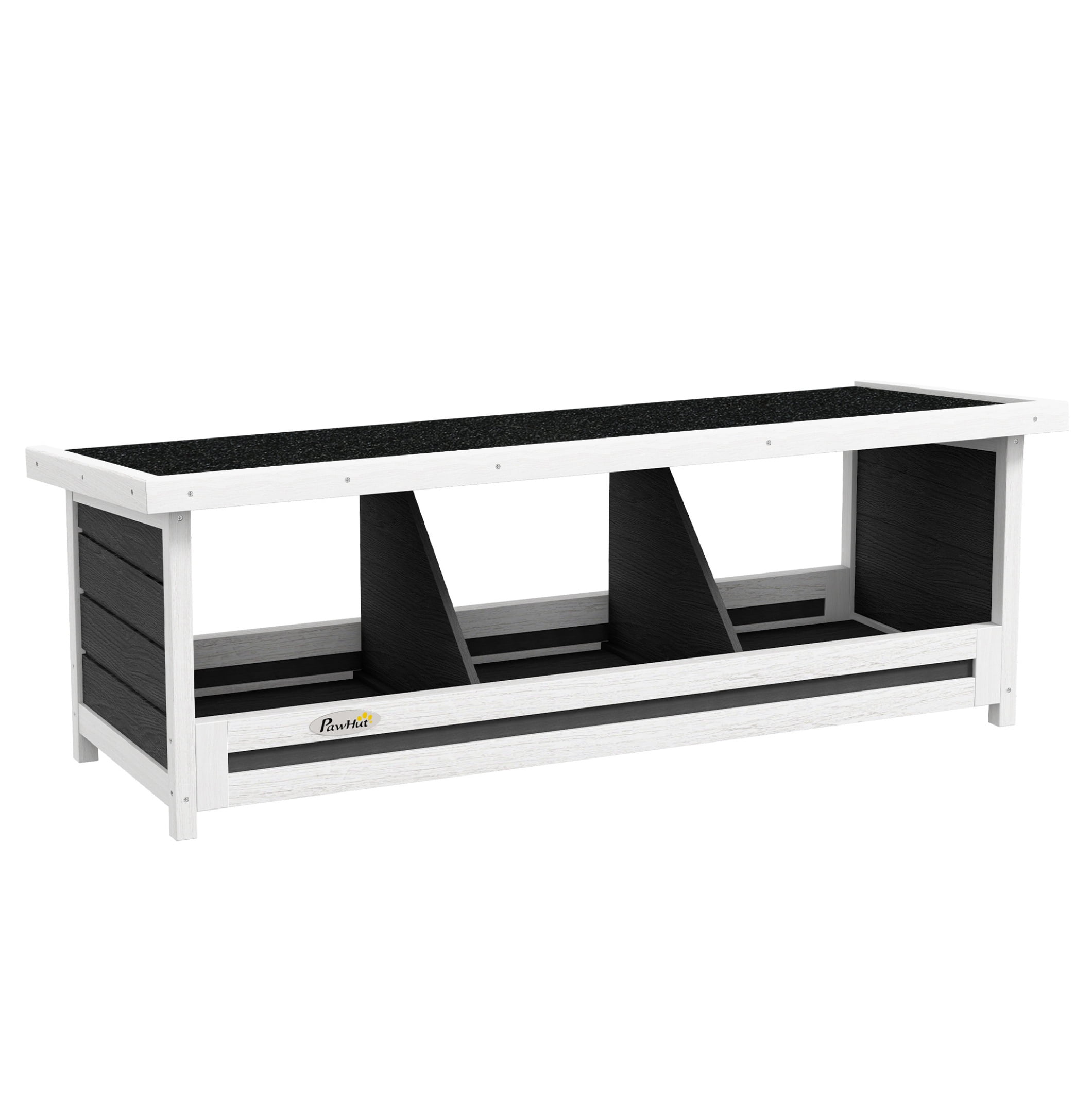 Chicken Nesting Boxes 3 Hole - Wood Chicken Coop Nesting Box with ...