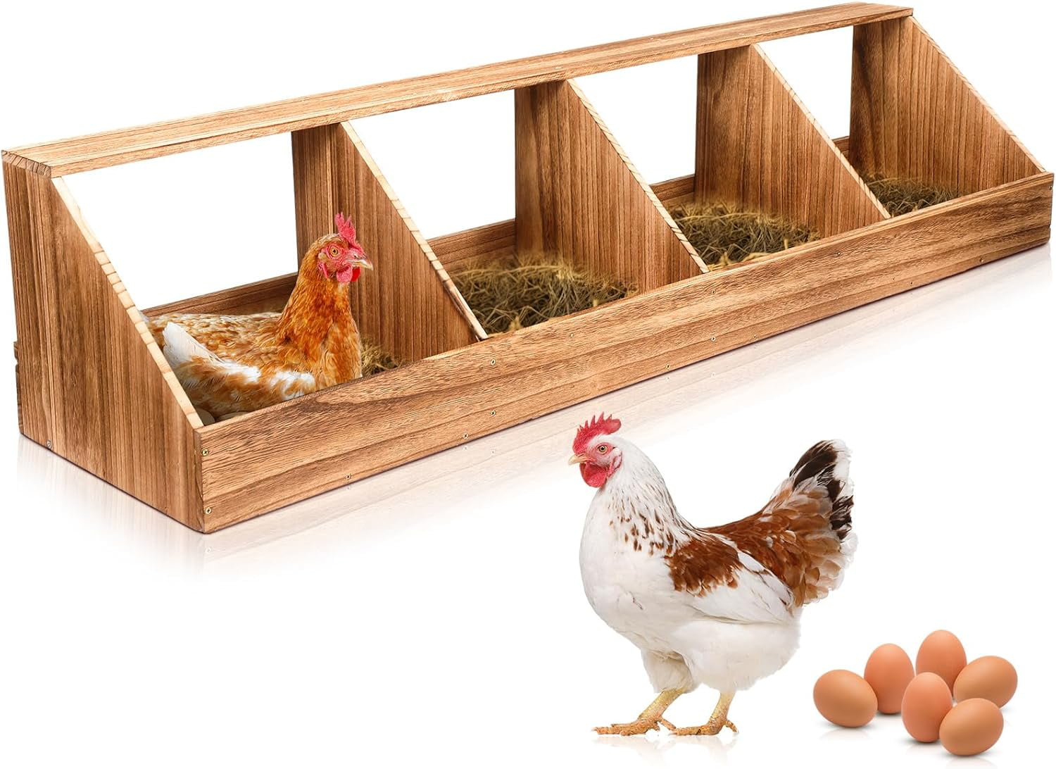 Chicken Nesting Boxes, Chicken Laying Boxes Coop Accessories Roosting ...