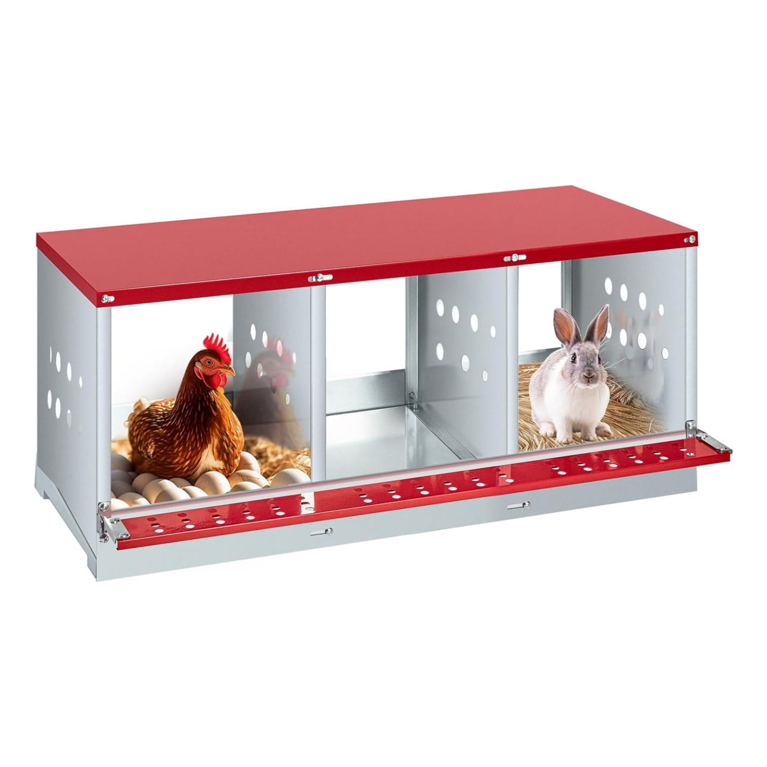 Chicken Nesting Boxes for Laying Eggs, Metal Chicken Nesting Box with ...