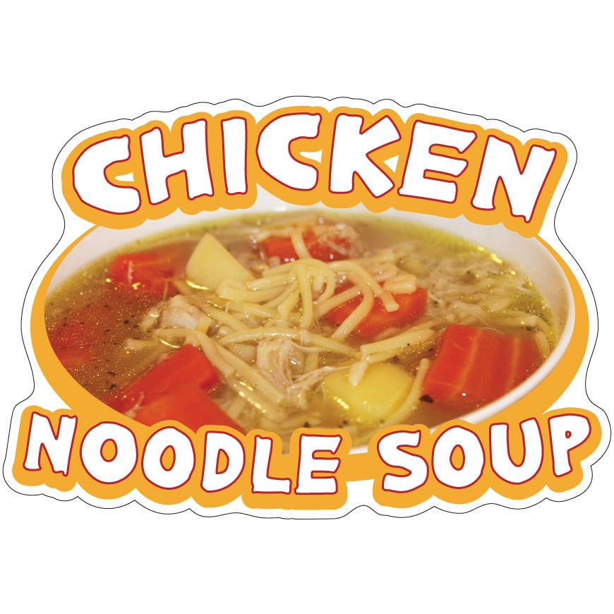 Chicken Noodle Soup 16" Decal Concession Stand Food Truck Sticker ...