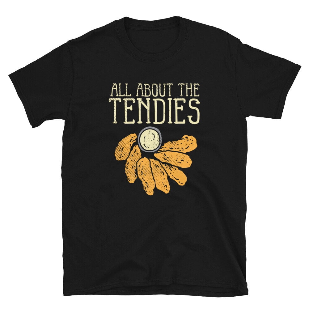 Chicken Nugget All About The Tendies Crispy Tender T-shirt - Walmart.com