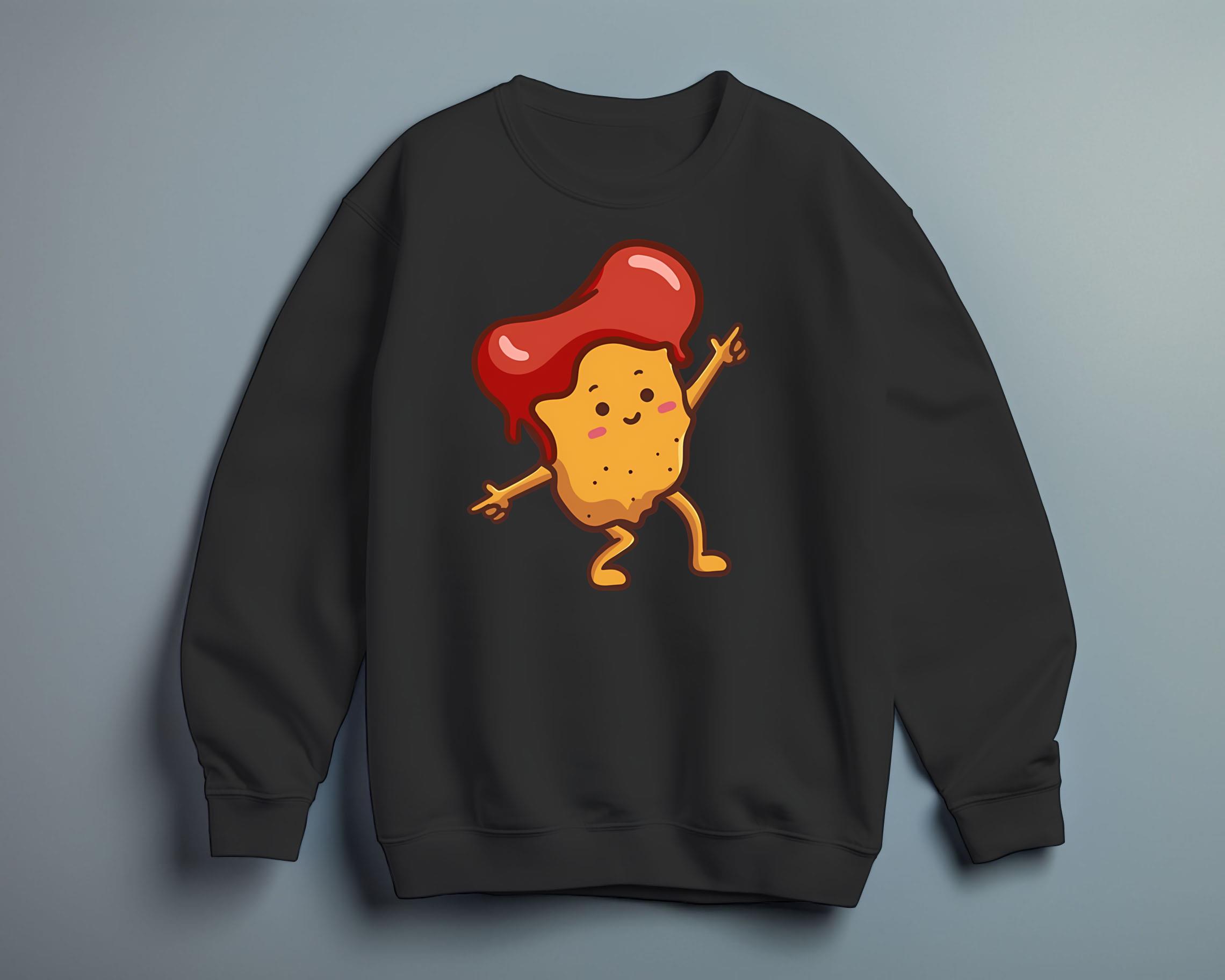 Chicken Nugget Hair Ketchup Shirt, Deboned Chicken Meat, Chicken ...