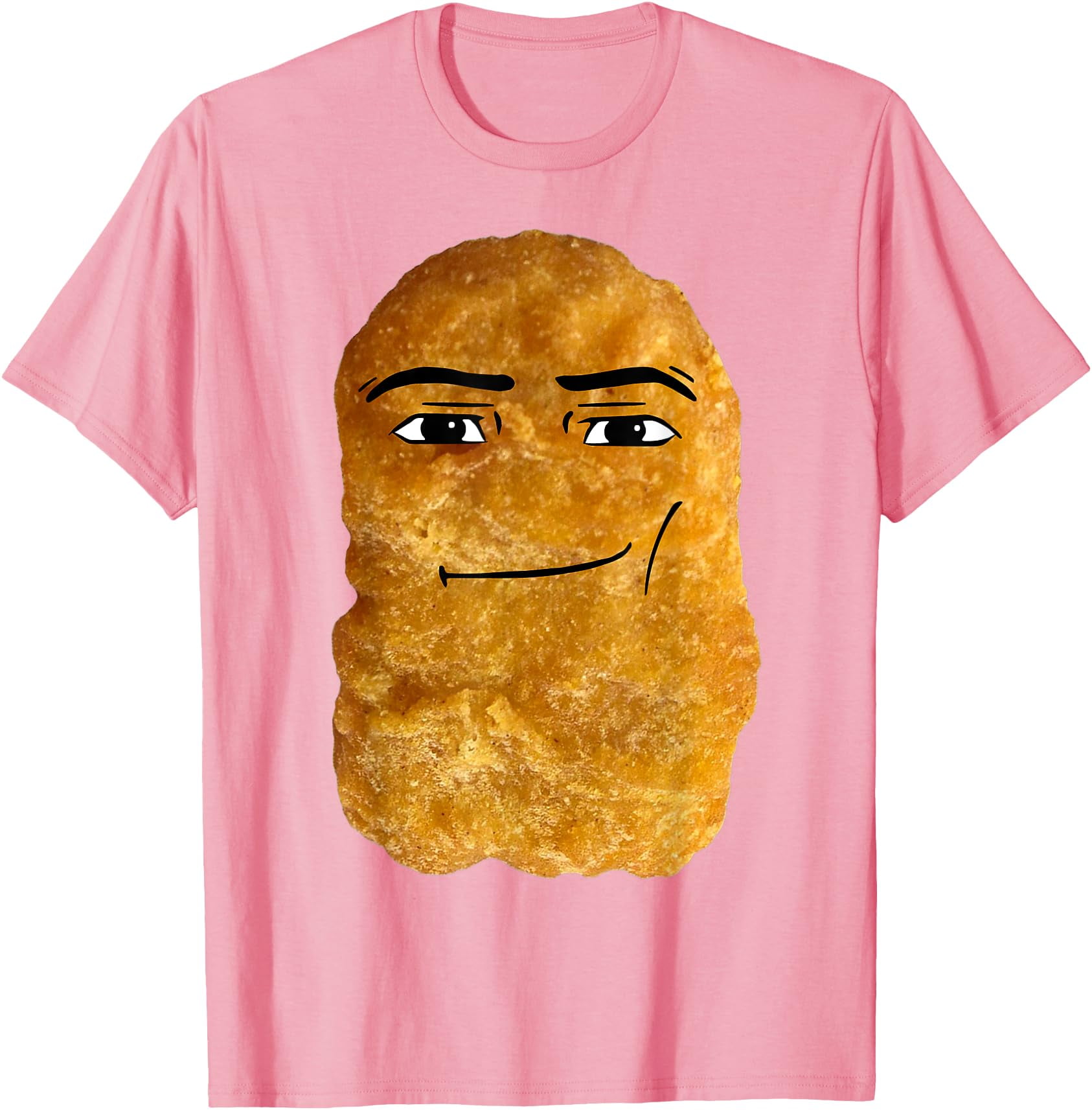 Chicken Nugget Meme Softstyle Unisex T-Shirt,Light Pink Color,Size YXL ...