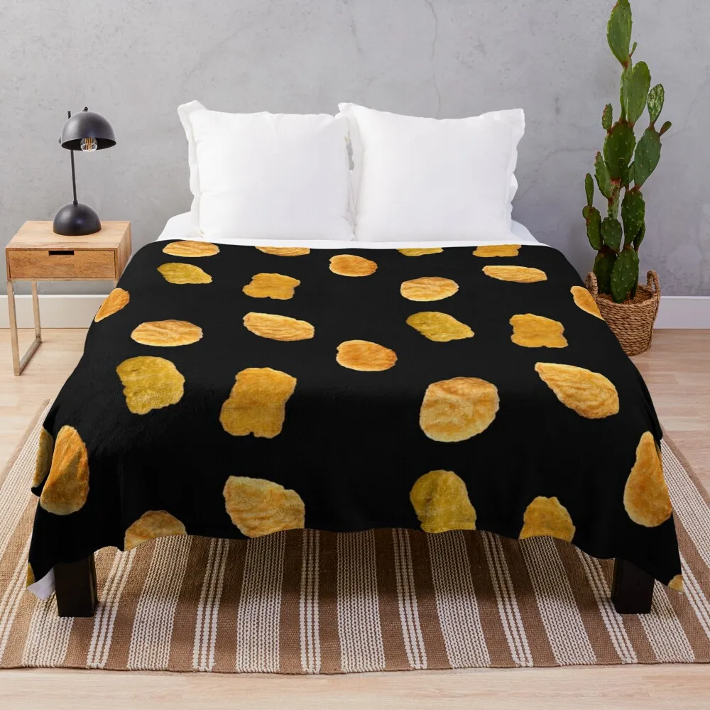 Chicken Nugget Pattern Throw Blanket For Sofa Thin warm winter warm for ...