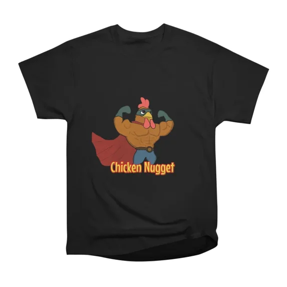 Chicken Nugget T-Shirt Tee Gift For Him Merch For Her Apparel For ...
