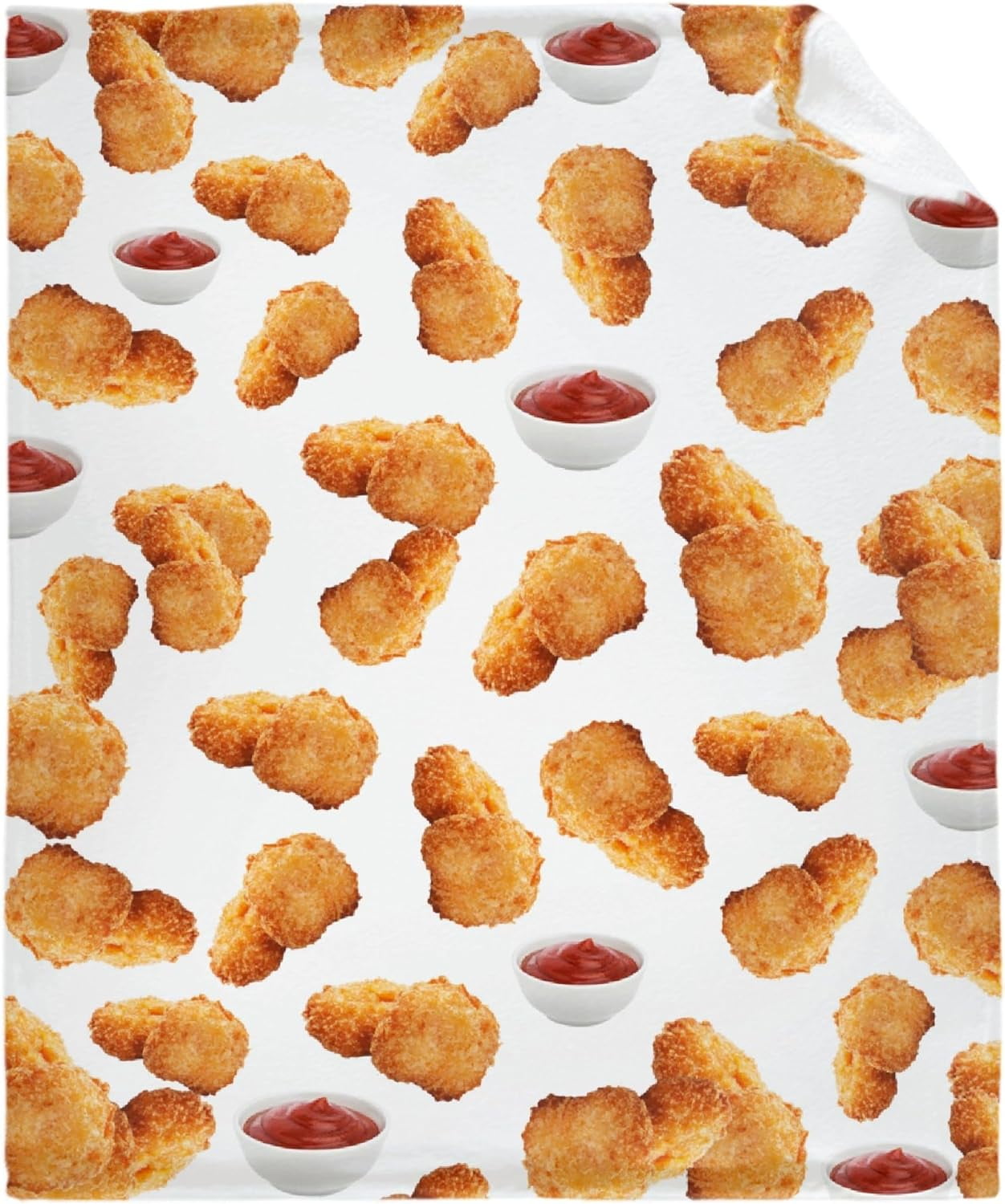 Chicken Nuggets Blanket Gifts in for pet,Chicken Nuggets Thorw Blankets ...