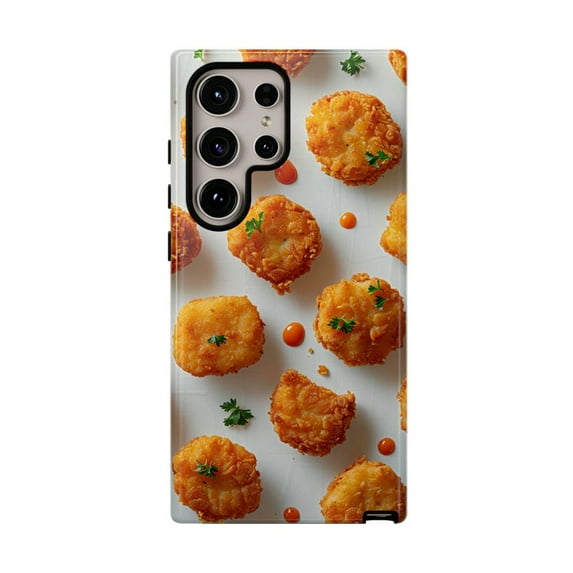 Chicken Nuggets Funny Food Pattern Cartoon Phone Case 17 16 15 14 13 12 ...