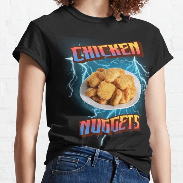 Chicken Nuggets,Funny Heavy Metal, Rap Bootleg Style Retro Chicken ...