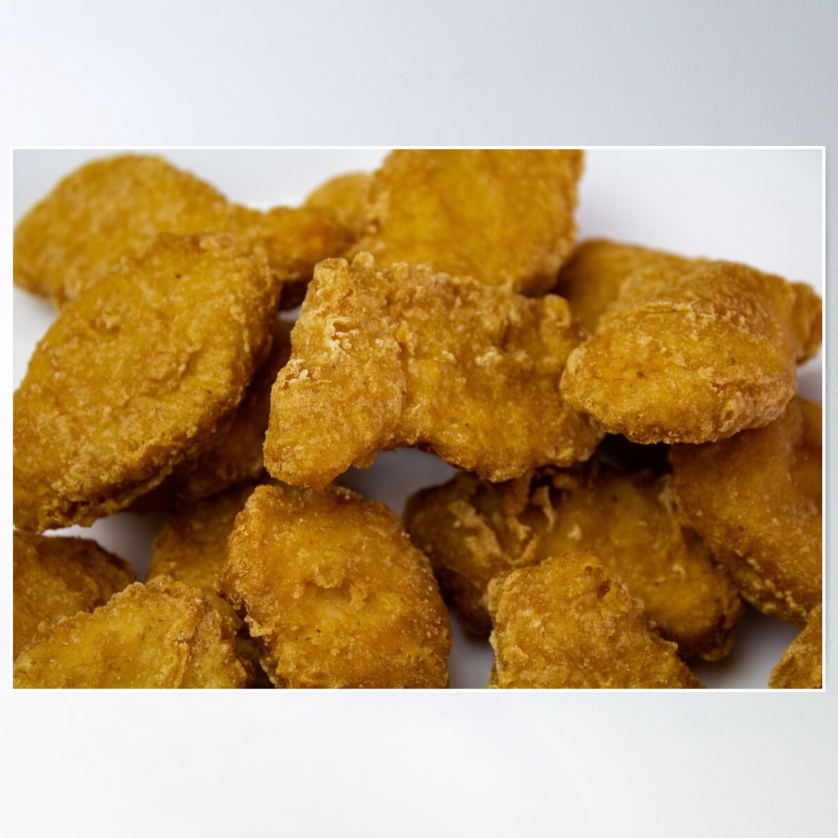 Chicken Nuggets Poster Wall Art, Modern Wall Decor For Living Room ...