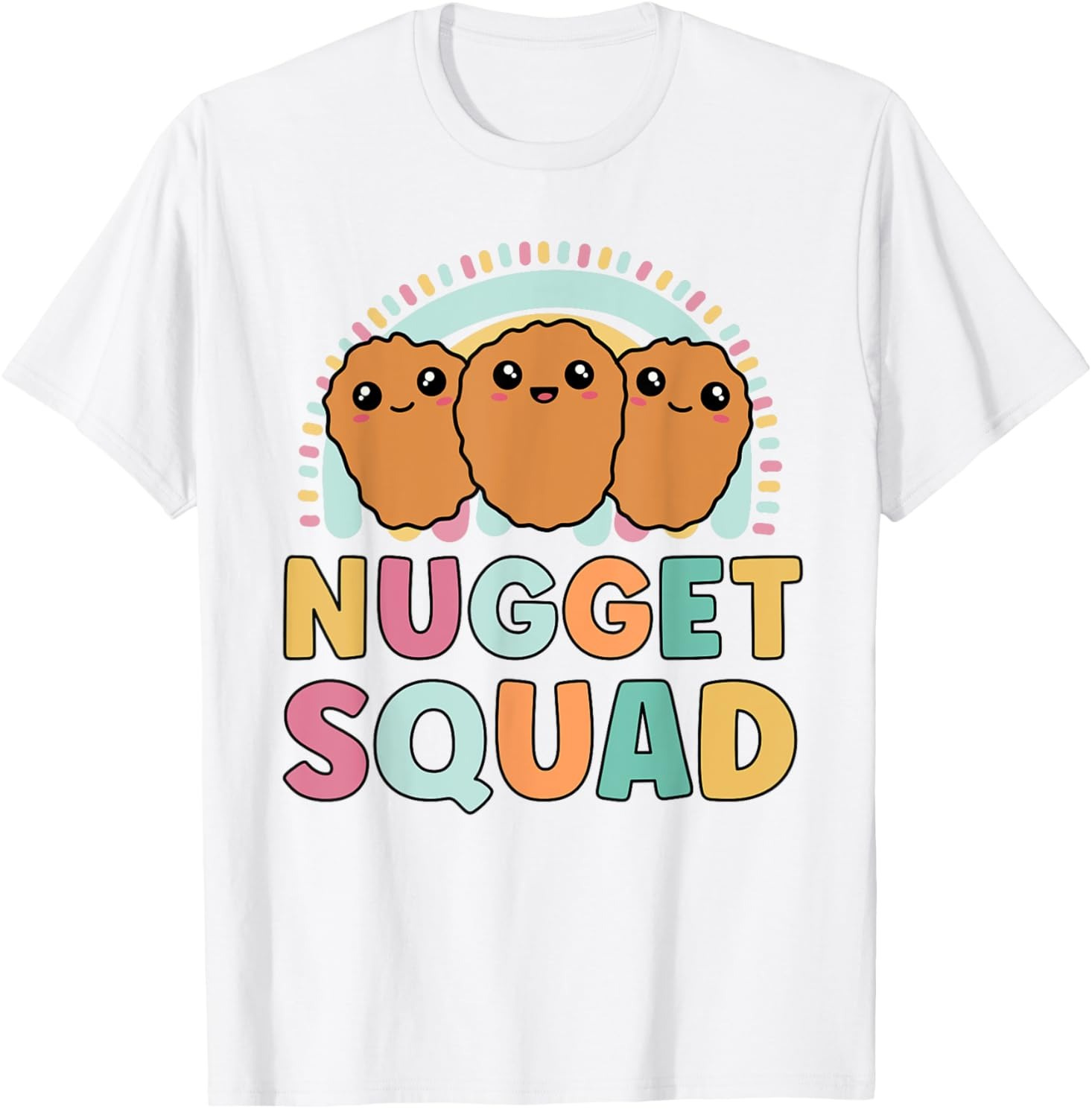 Chicken Nuggets Squad Funny Matching T-Shirt for Girls and Friends ...