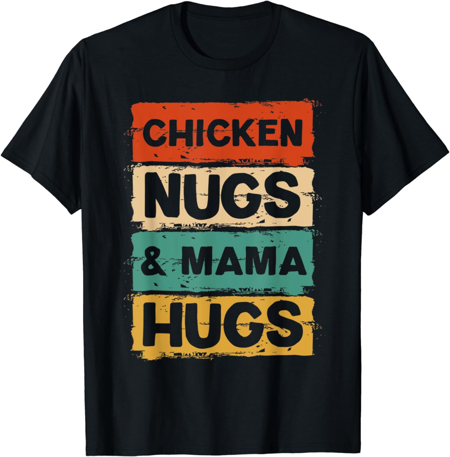 Chicken Nugs and Mama Hugs Toddler Mama Chicken Nuggets T-Shirt ...