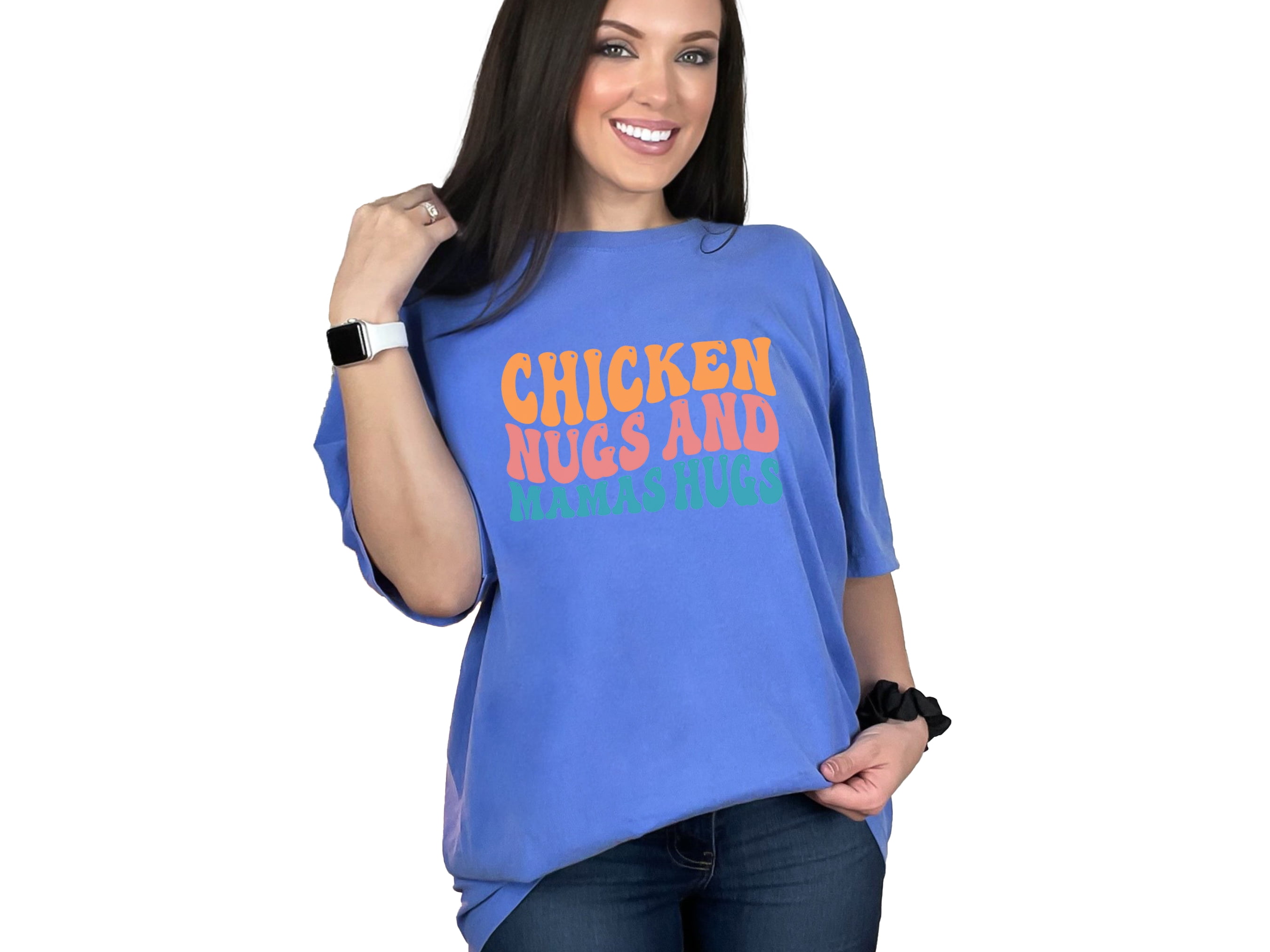 Chicken Nugs and Mama's Hugs, Nugget Lover Daughter or Son, Groovy ...