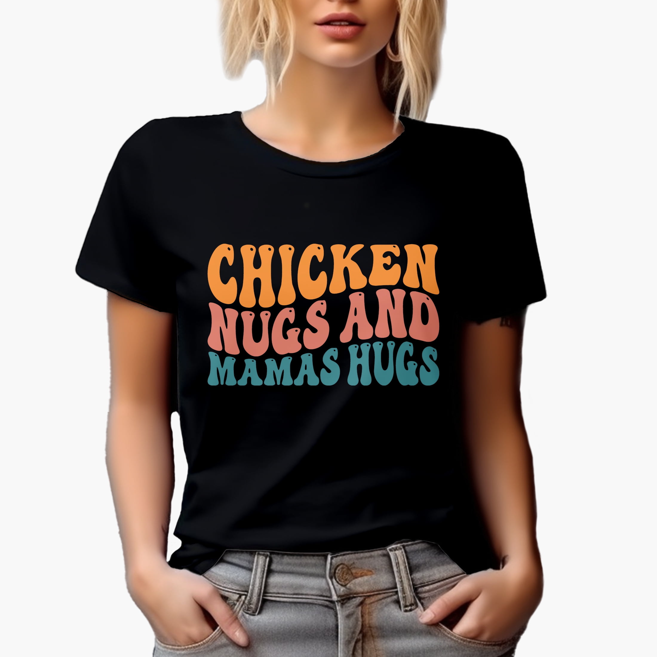 Chicken Nugs and Mama's Hugs, Nugget Lover Daughter or Son Themed ...