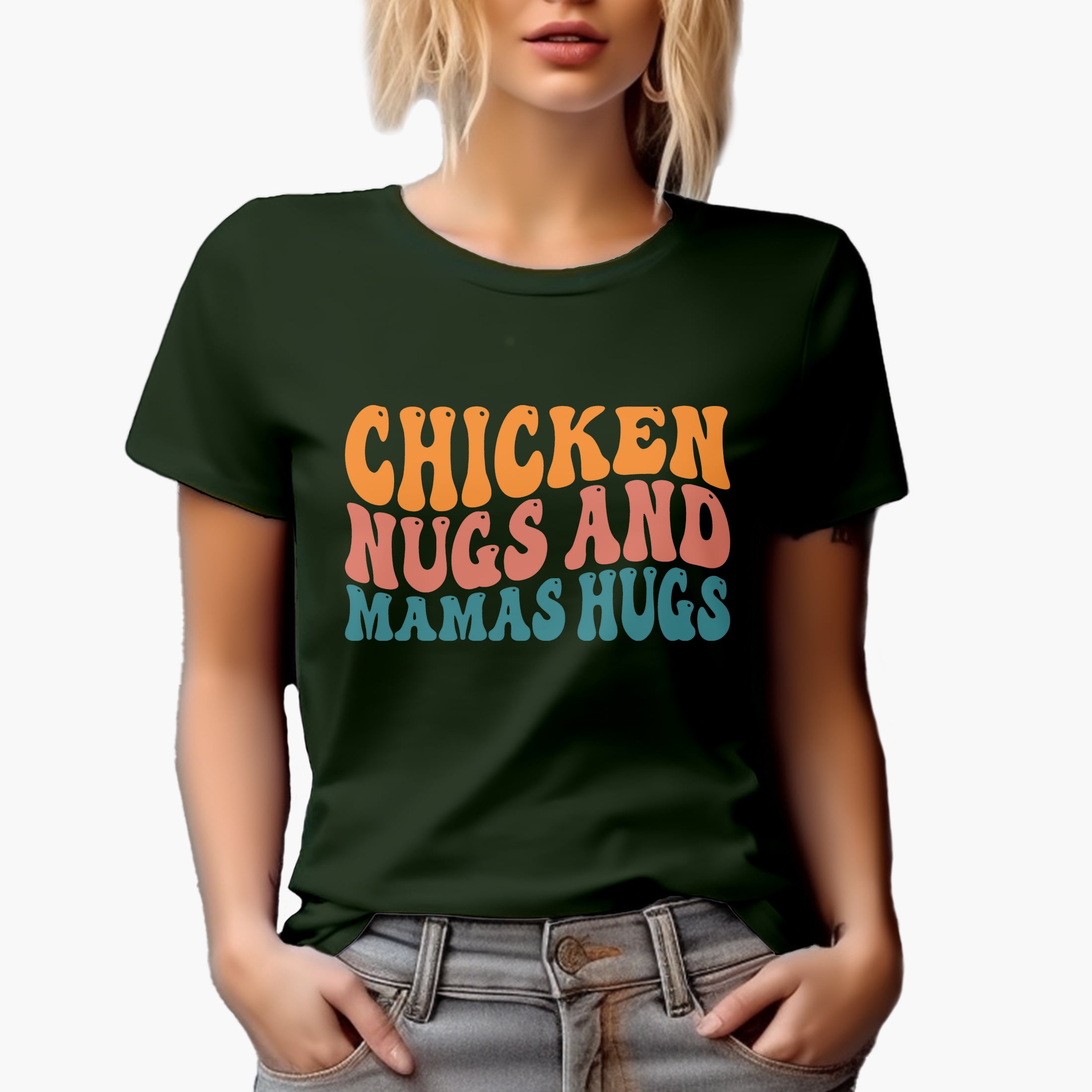 Chicken Nugs and Mama's Hugs, Nugget Lover Daughter or Son Themed ...