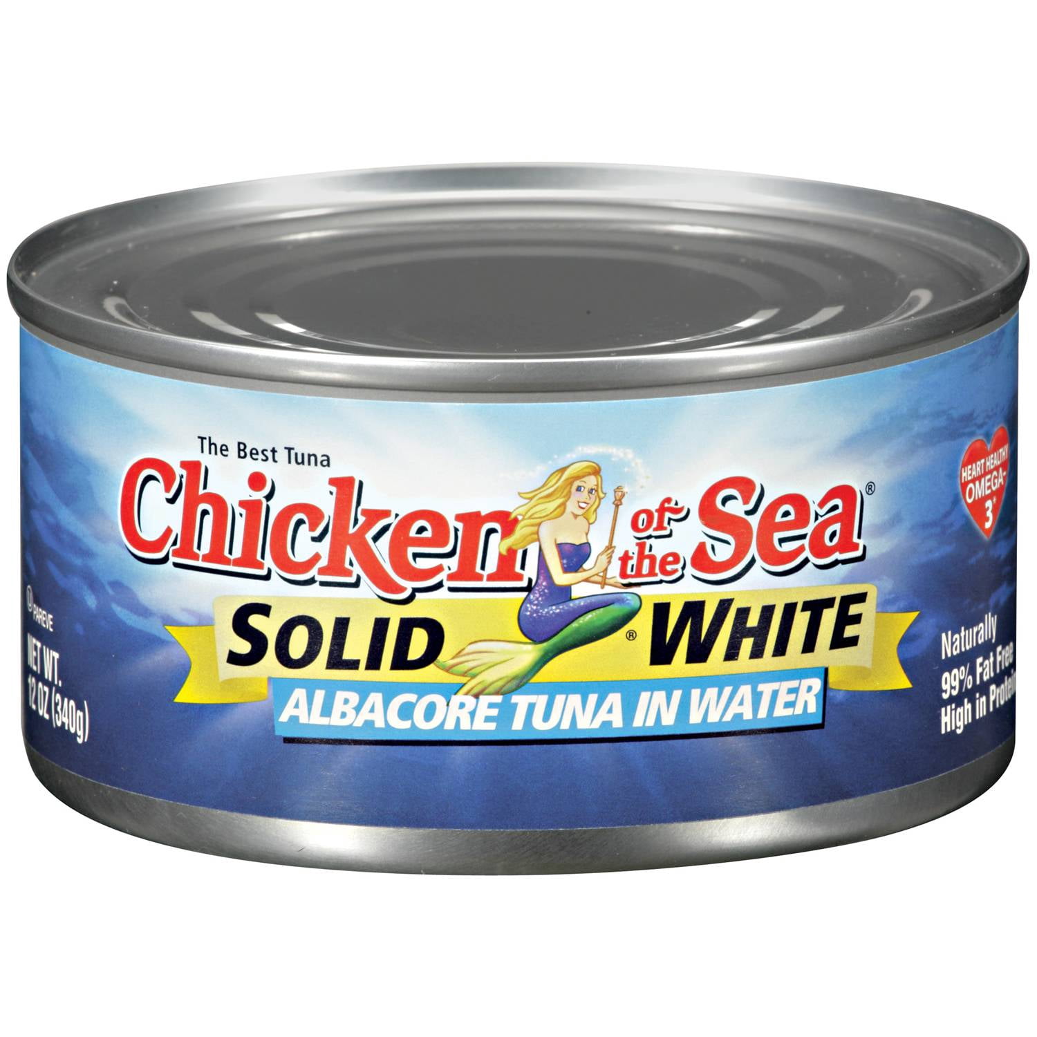 Chicken Of The Sea Solid Albacore Tuna In Water, 12 oz - Case of 24 ...