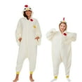 Chicken Onesie Adult CANASOUR Animal Cosplay Pajamas Suit Birthday ...