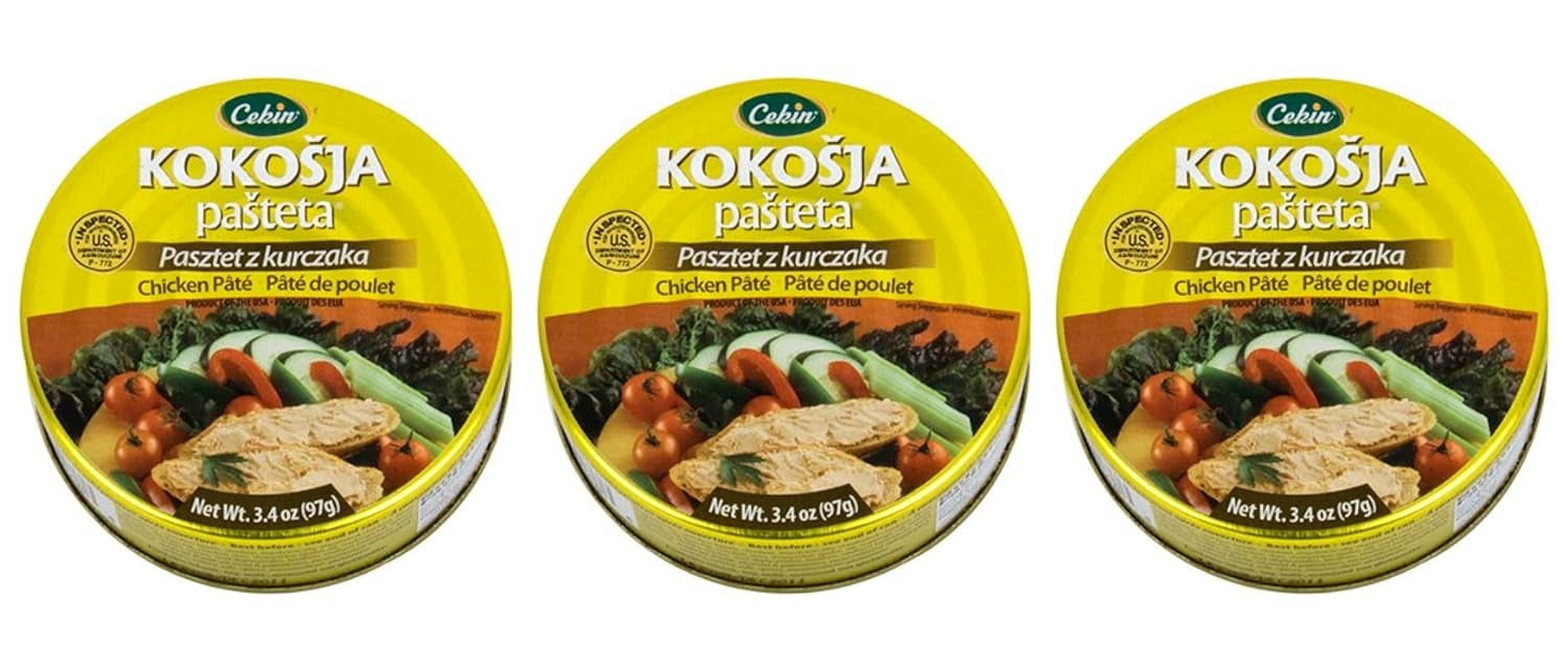 Chicken Pate Kokosja Pasteta Pack of 3 - Walmart.com