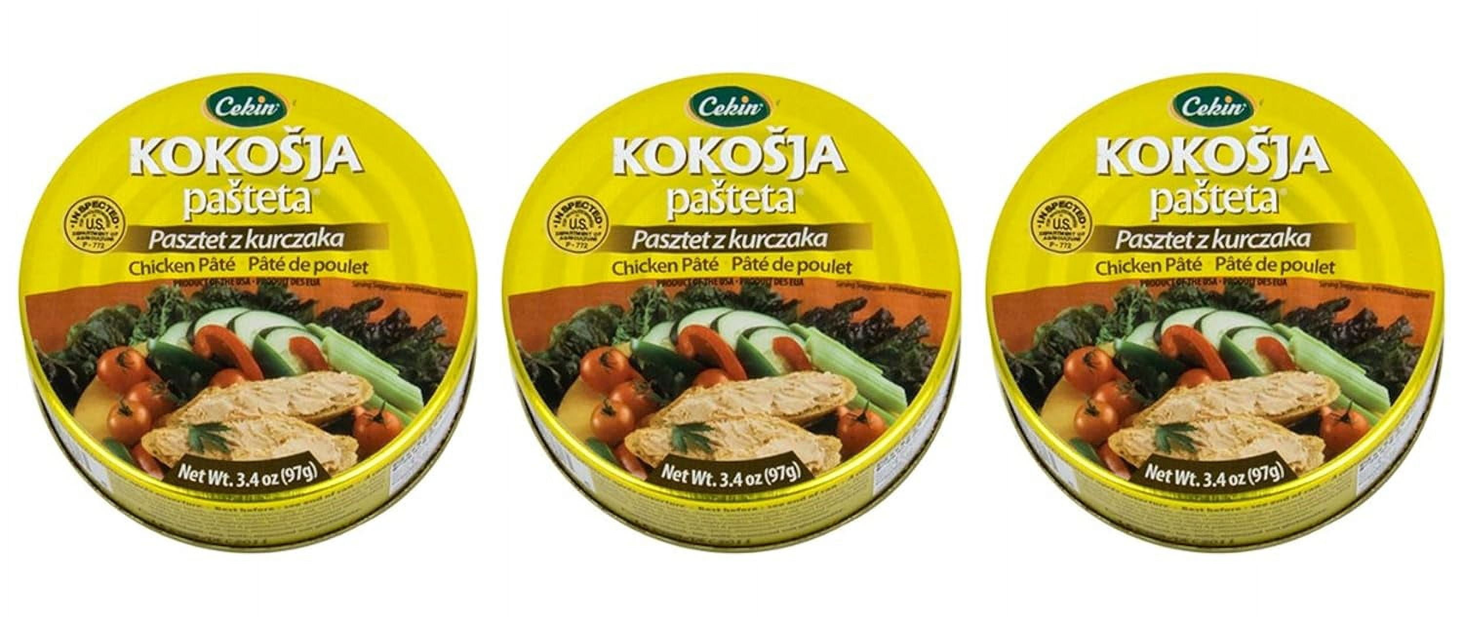 Chicken Pate Kokosja Pasteta Pack of 3 - Walmart.com