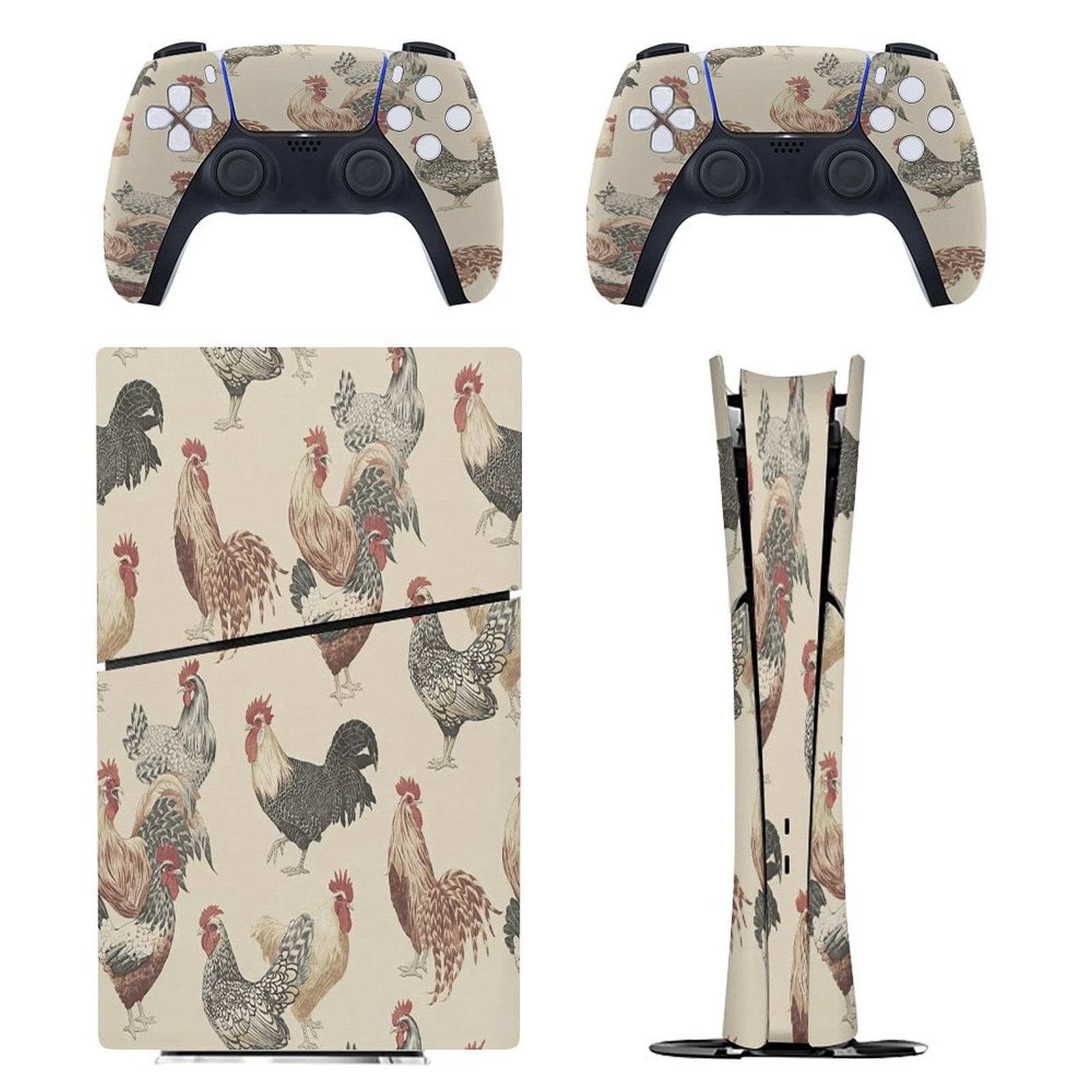 Chicken Pattern PS5/PS5 Pro/PS5 Slim Digital Disc Skin Sticker For ...