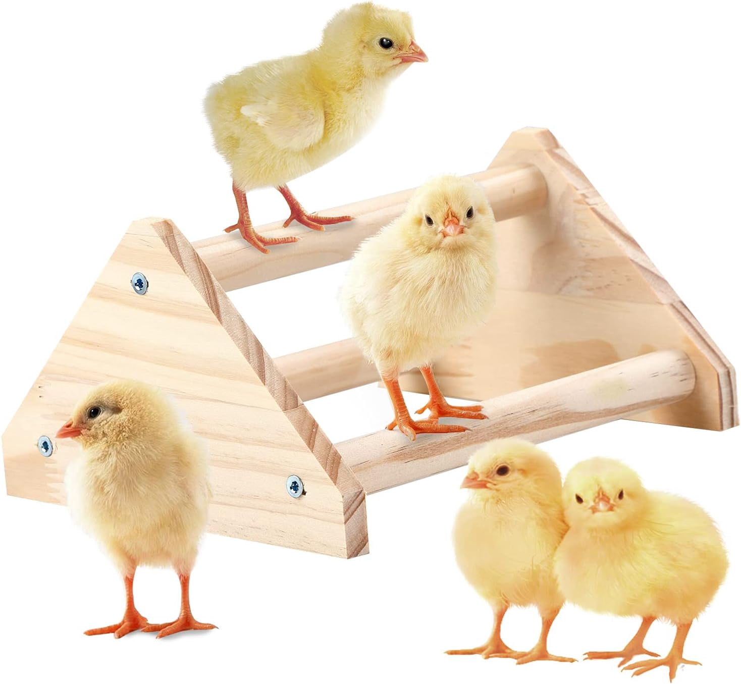 Chicken Perch Strong Pine Wooden Chick Jungle Gym Roosting Bar, Chick ...