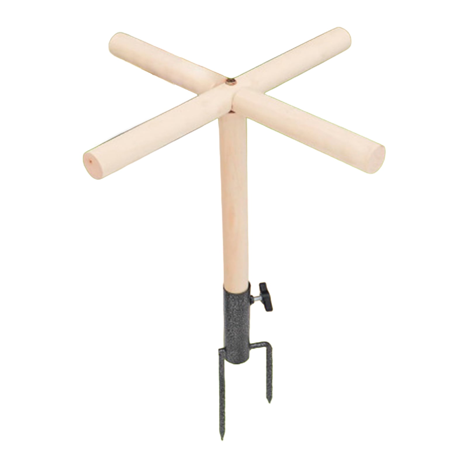 Chicken Perch Toy Wooden Chick Perch Stand with Metal Ground Stake Coop ...