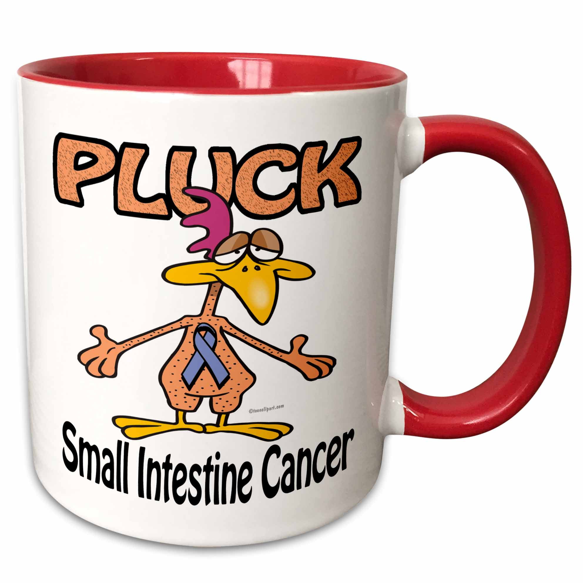3drose, Chicken Pluck Small Intestine Cancer Awareness Ribbon Cause ...