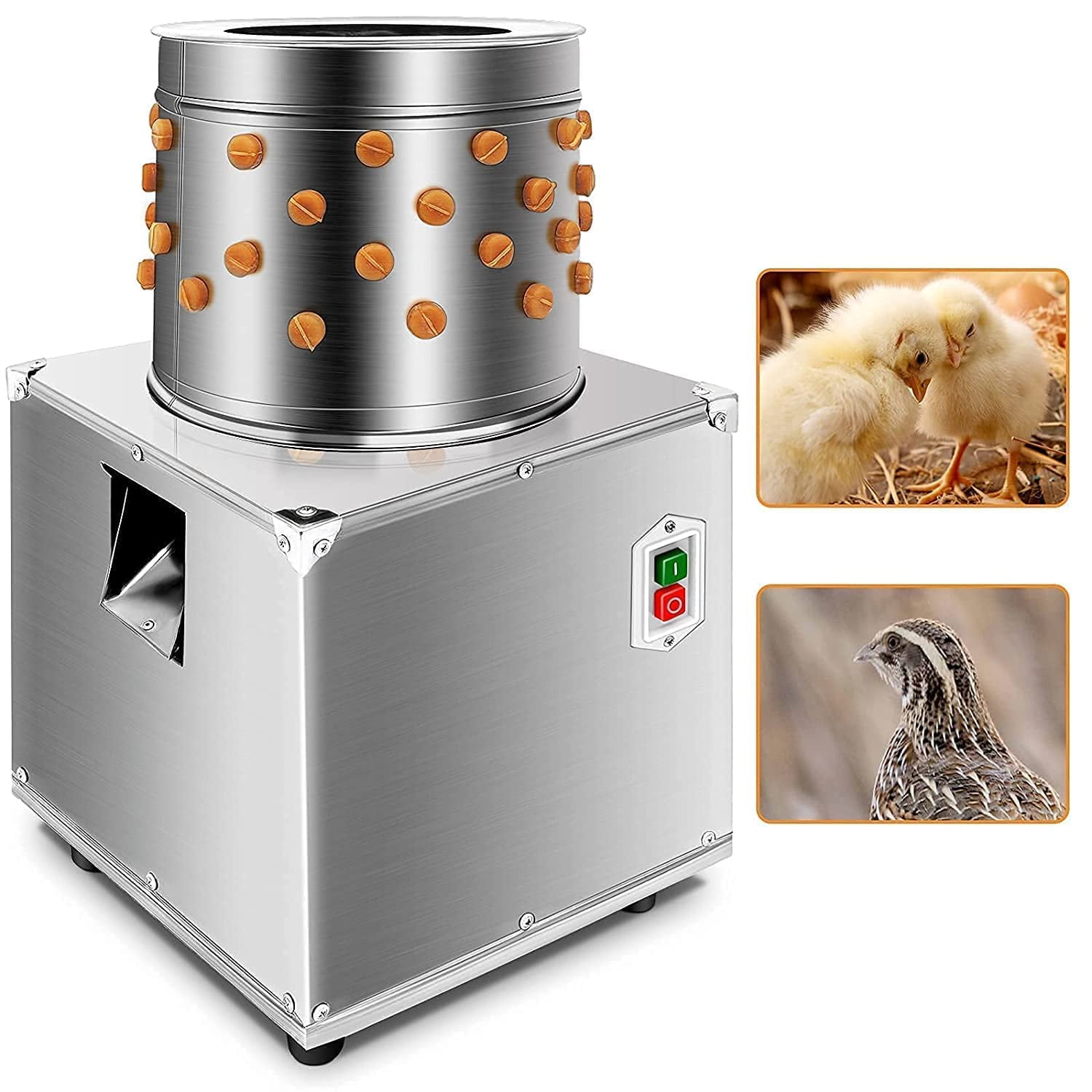 Chicken Plucker De-Feather Chicken Plucker Machine Quail Plucker ...