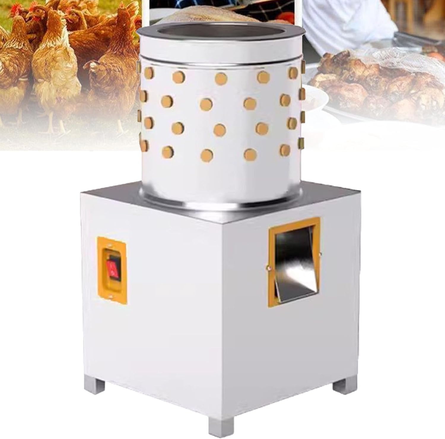 Chicken Plucker Machine Stainless Steel Poultry Plucker Automatic Small ...