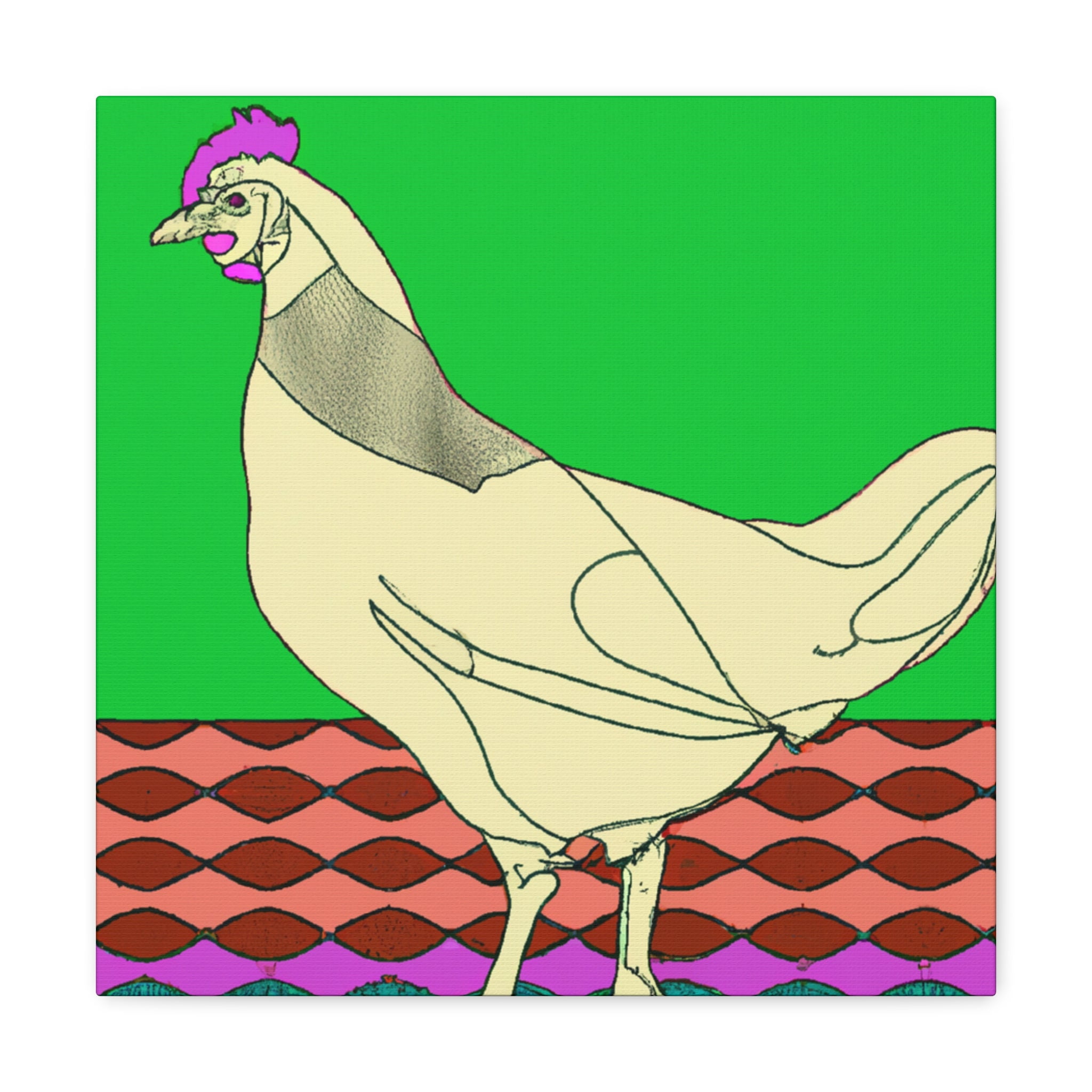 "Chicken Pop Art Feast". - Canvas - Walmart.com