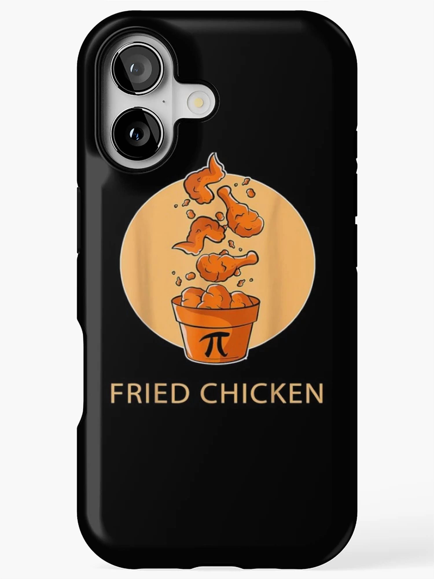 Chicken Pot Pi Case with 11 to 17 Pro Max Funny Fried Chicken Pi Day ...