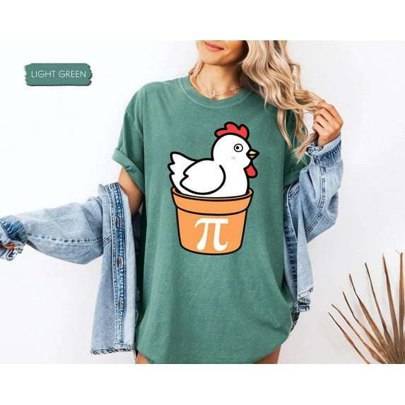 Chicken Pot Pi Day Shirt, Math Teacher Shirt, Math Pun Shirt, Math Meme ...