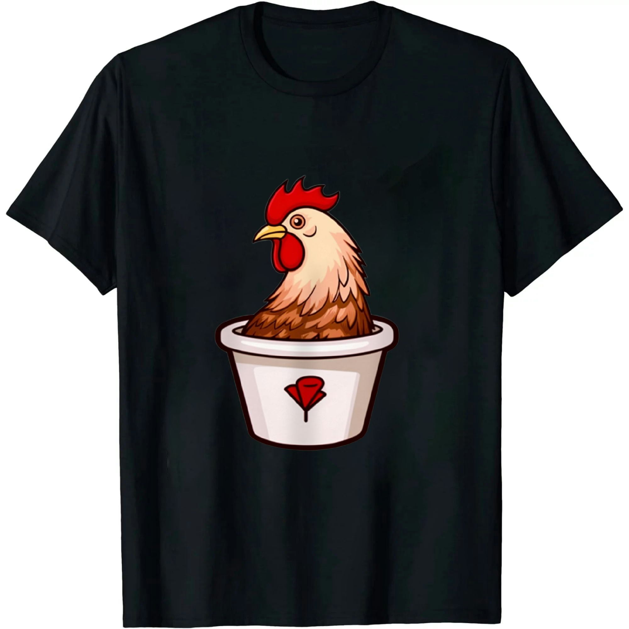 Chicken Pot Pi Funny Pie Day Cartoon Chicken Pot Pi T-Shirt - Walmart.com