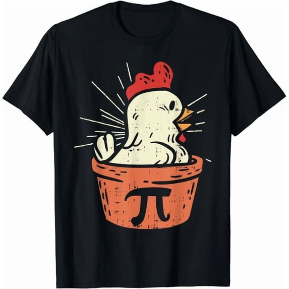 Chicken Pot Pi Shirt Day Pie Math Lover Geek Gift 3.14 Gift Unisex T ...