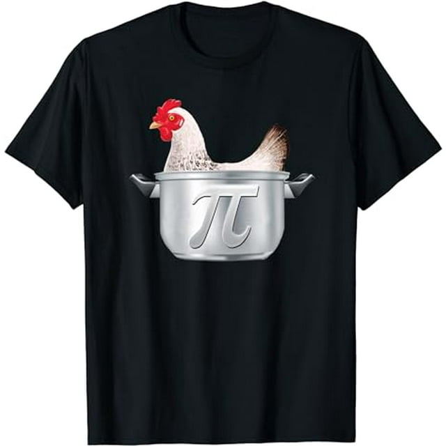 Chicken Pot Pi T-shirt Funny Math Geek Tee - Walmart.com