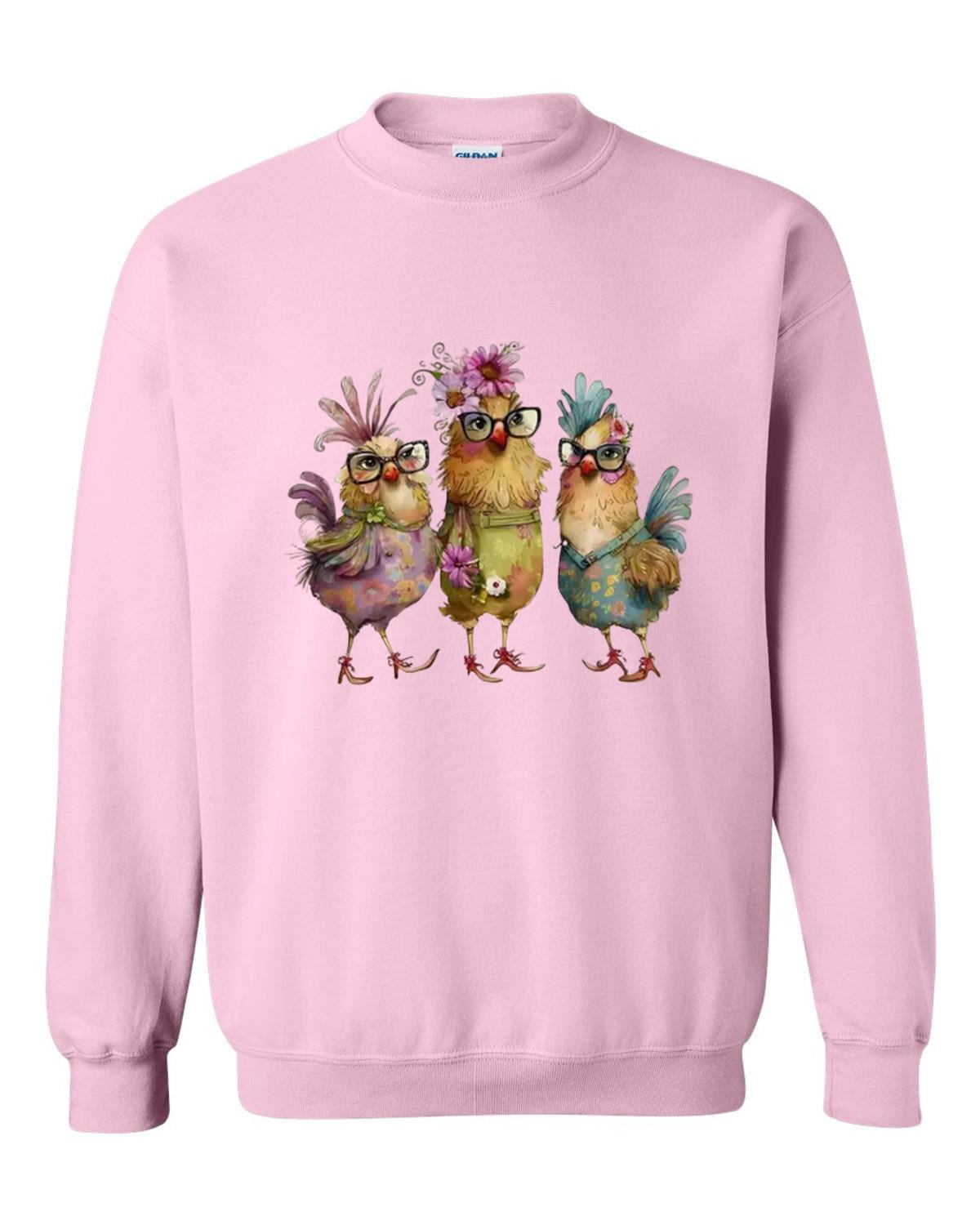 Chicken Print Cute Farm Animal Graphic Sweatshirt Design File, for men ...