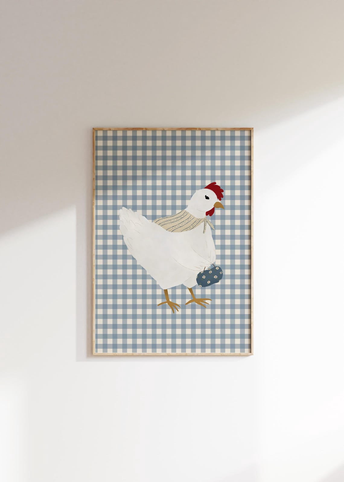Chicken Print Farm House Art Print Farmhouse Chicken Wall Art Funny ...