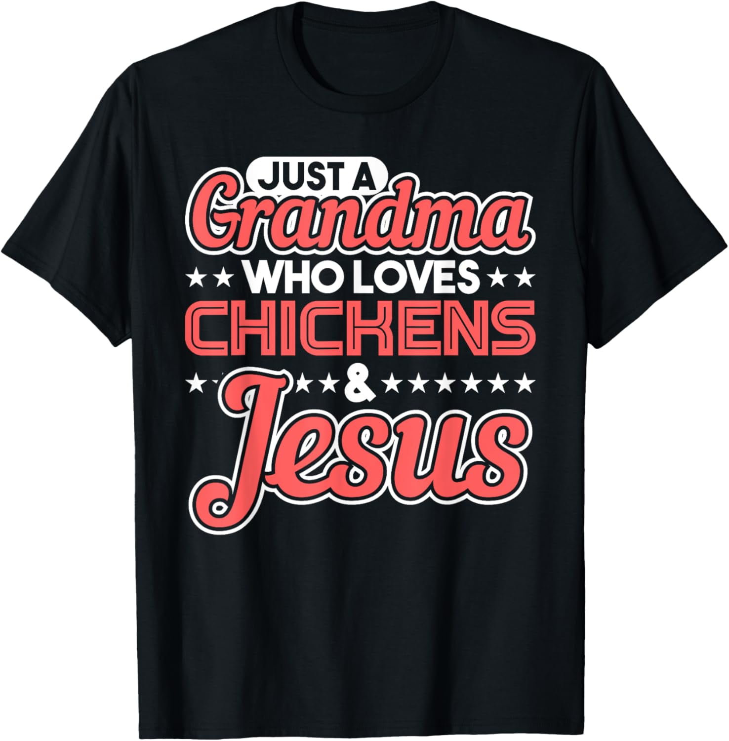 Chicken Religion Farm Jesus Farmer Christian Funny Creative Graphic T ...