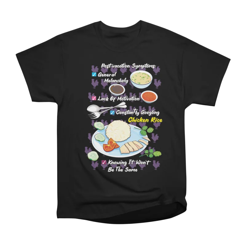 Chicken Rice Craze T-Shirt Tee Gift For Him Merch For Her Apparel For ...