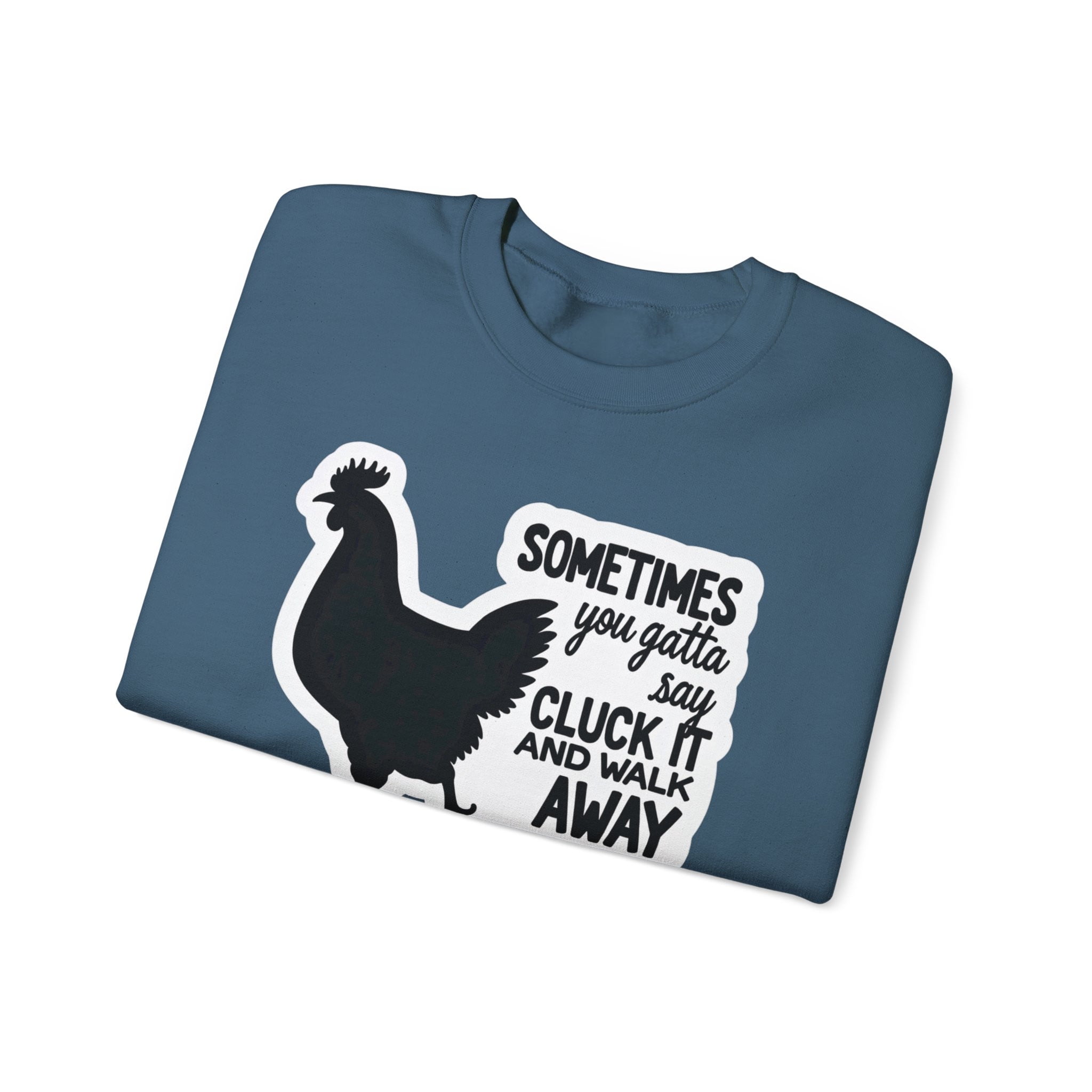 Chicken Rooster Saying Sweatshirt (AntiqueCherryRed, XL) - Walmart.com