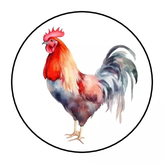 Chicken Rooster Stickers Egg Carton Gift For You - Decorate Laptops ...