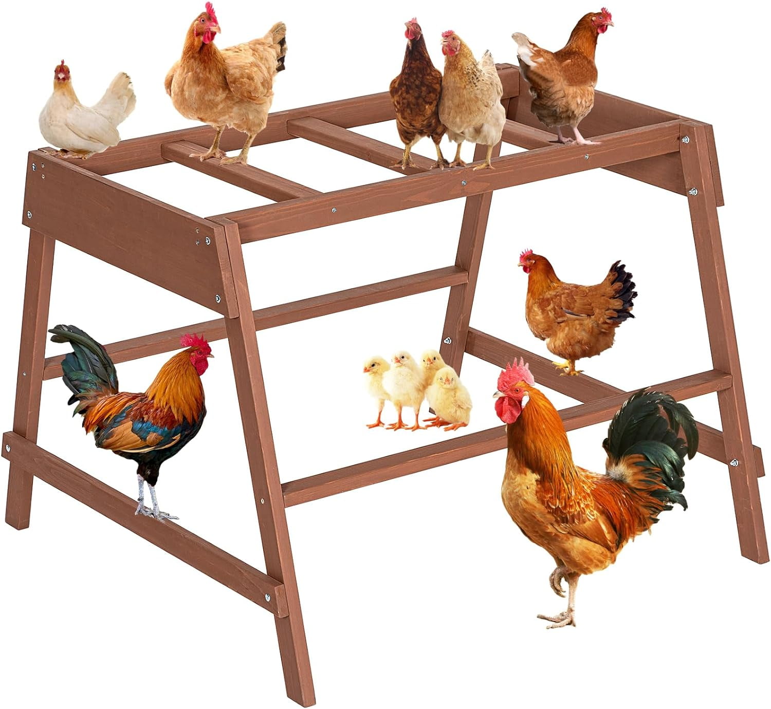 Chicken Roosting Bars with Multiple Chicken Perches Chicken Toys for ...