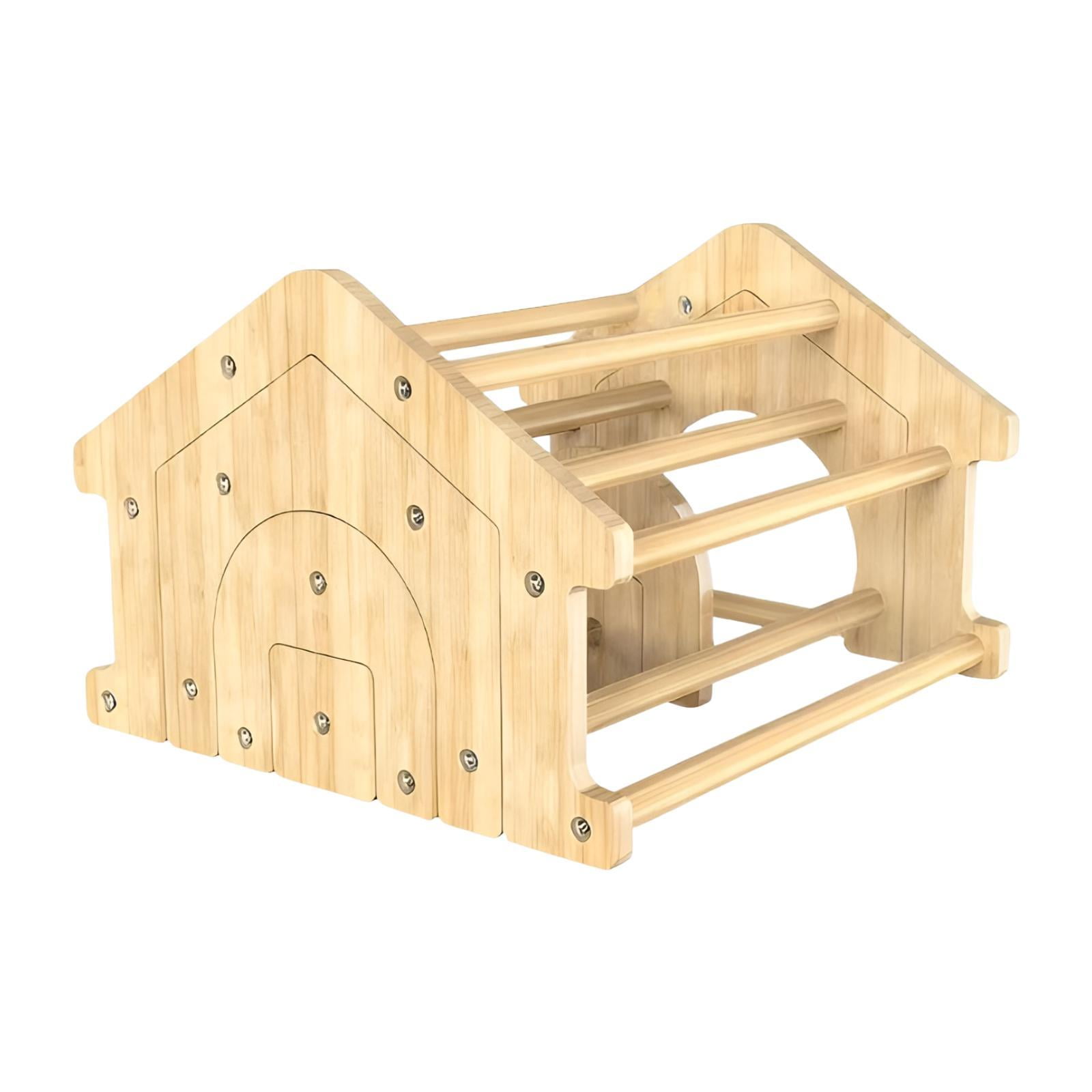 Chicken Roosting Perch Wooden Toy Stand Easy to Clean for Poultry ...