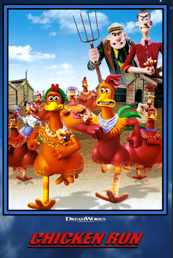 Chicken Run 2000 Poster 24x36 - Animated Comedy Claymation Adventure ...